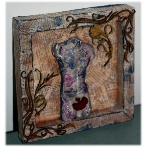 Art Deco & Nouveau Wood Shape - Floral Ornament Style 29